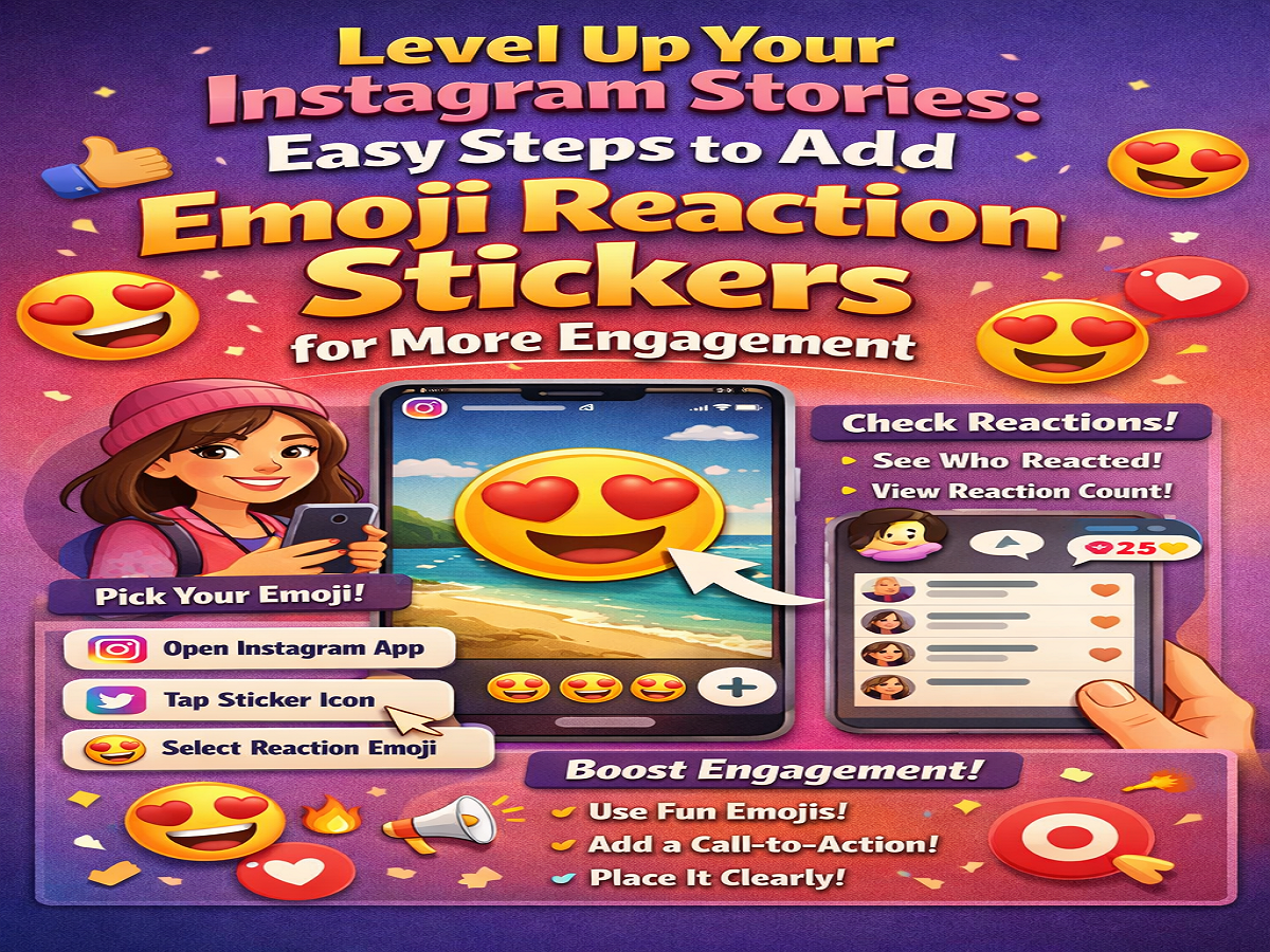 Level Up Your Instagram Stories: Easy Steps to Add Emoji Reaction ...