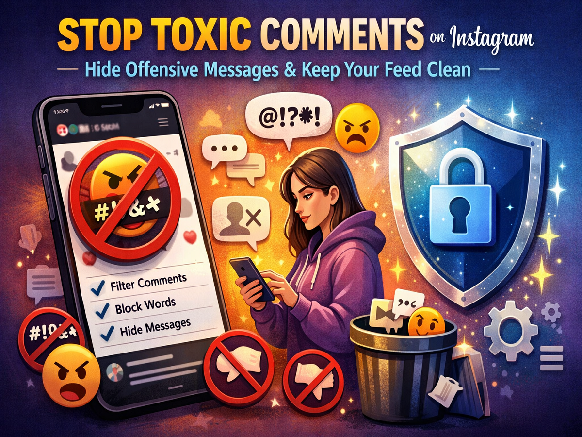 Stop Toxic Comments on Instagram: Complete Guide to Hide Offensive ...