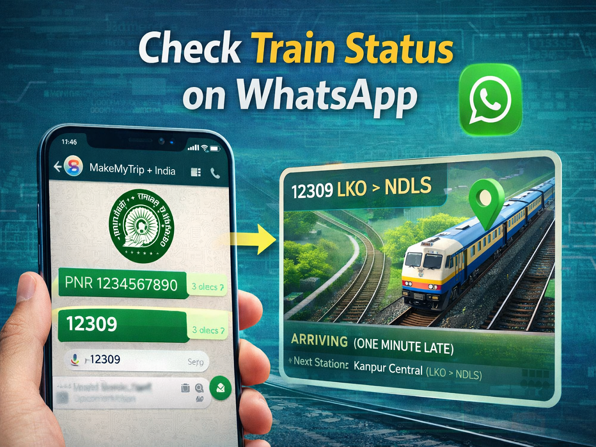Check PNR & Live Train Status on WhatsApp: Easy Guide for Railway ...